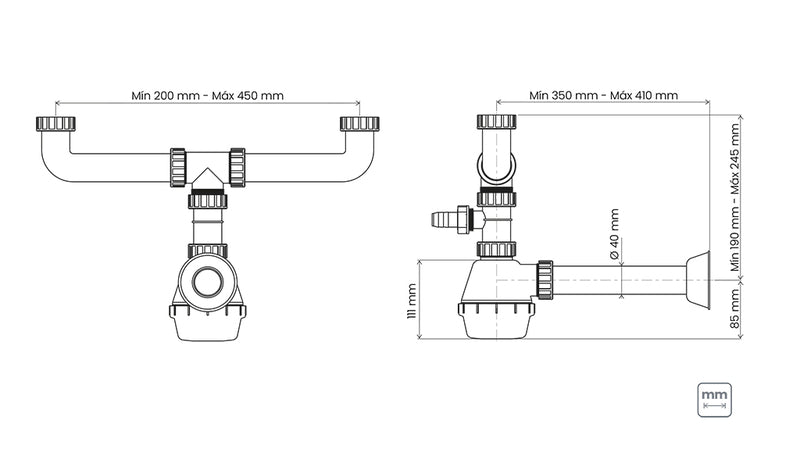 P-Trap Double – Tramontina PH