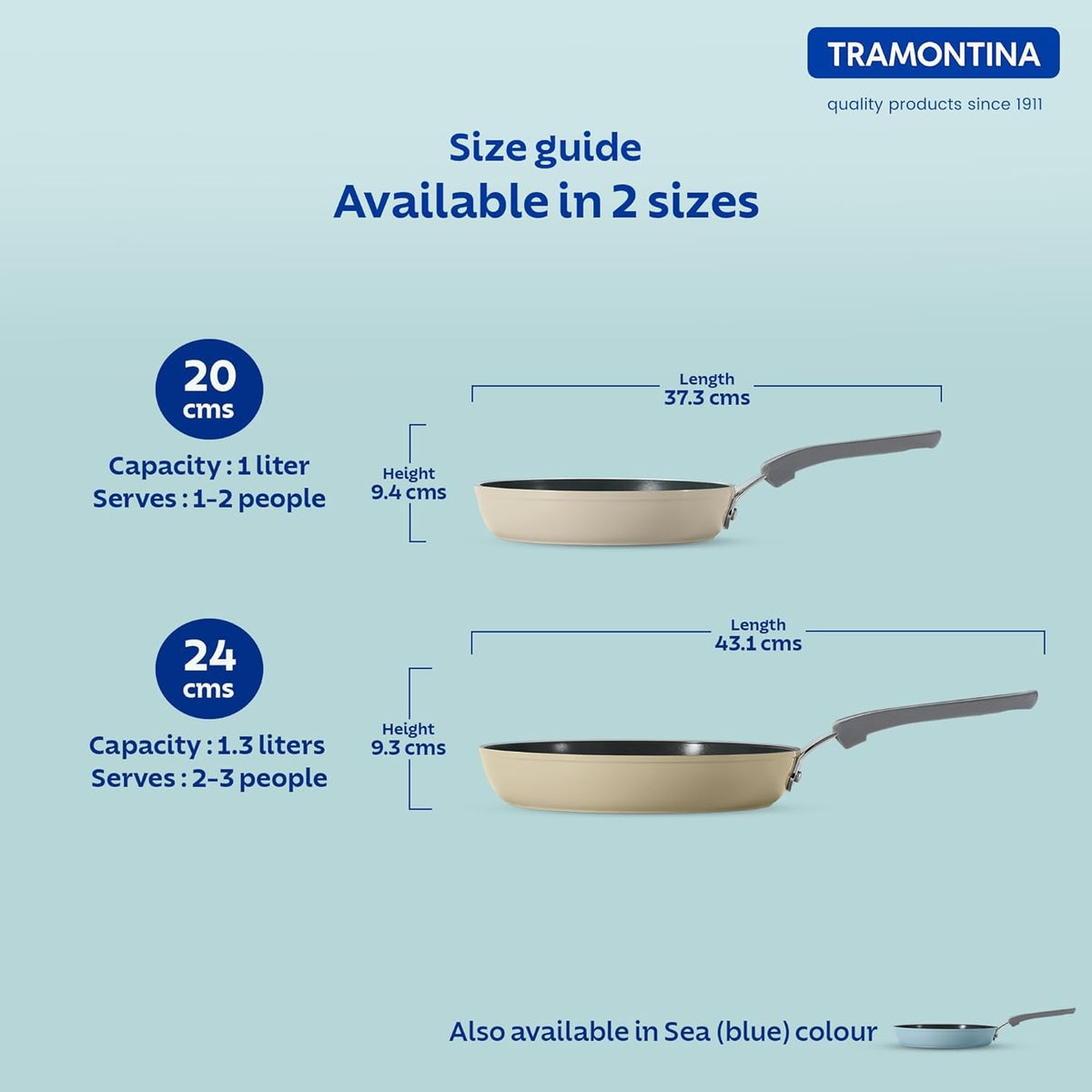 Tramontina Velo Cold Forged Aluminum Fry Pan 20cm – Tramontina PH